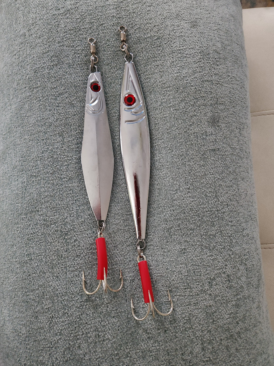 11-14oz Chrome Herring Jig – North Atlantic Jigs & Tackle