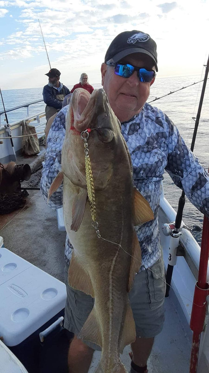 Diamond Jig, Hammered gold, large – North Atlantic Jigs & Tackle